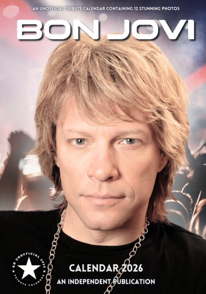 Ημερολόγιο για το 2026 BON JOVI - DRM-006 - metalstore.gr